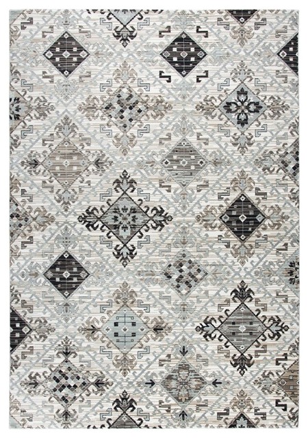 Rizzy Home Zenith Transitional 3'3"x5'3", 5'3" x 7'6" - Southwestern ...