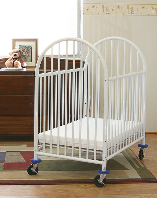 Arched Metal Compact Crib - Contemporary - Cribs - by L.A.Baby | Houzz