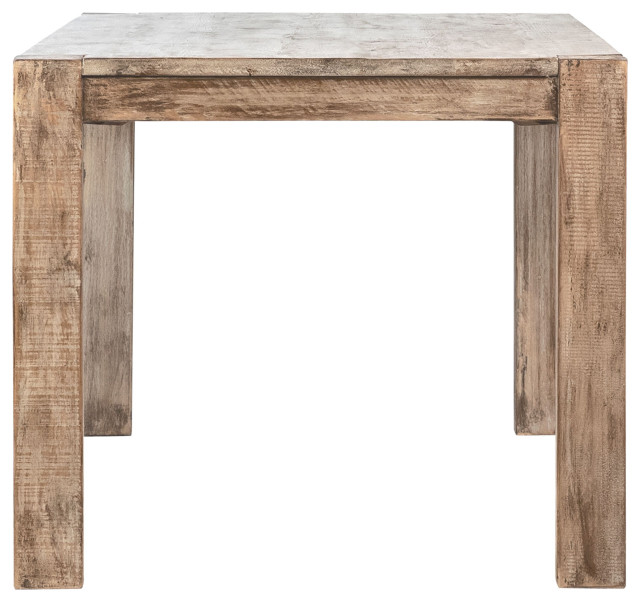 Parson 79" Wide Pine Wood Dining Table, Natural - Farmhouse - Dining ...