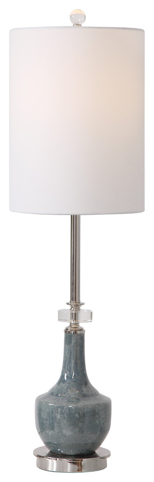 Piers Mottled Blue Buffet Lamp - Transitional - Table Lamps - by Ownax ...