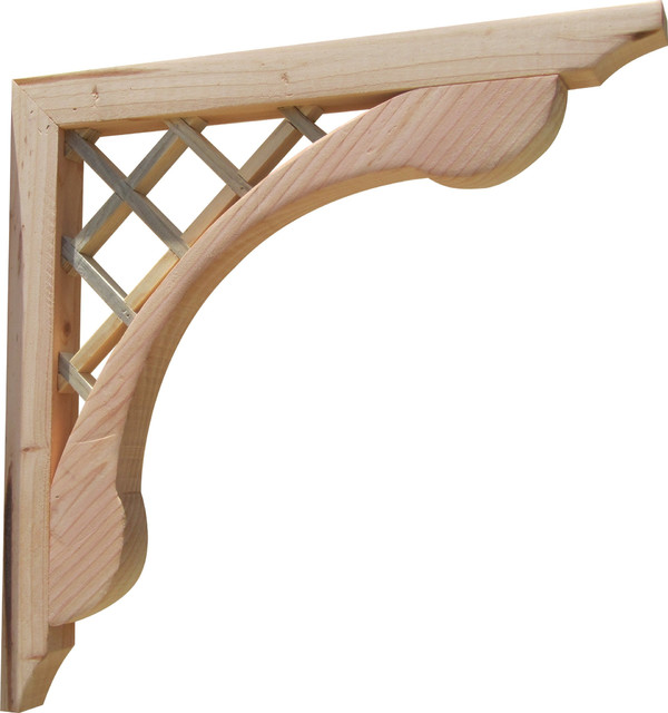 SamsGazebos Designer Wood Corbels, Cross Halved Lattice, Set of 2 ...