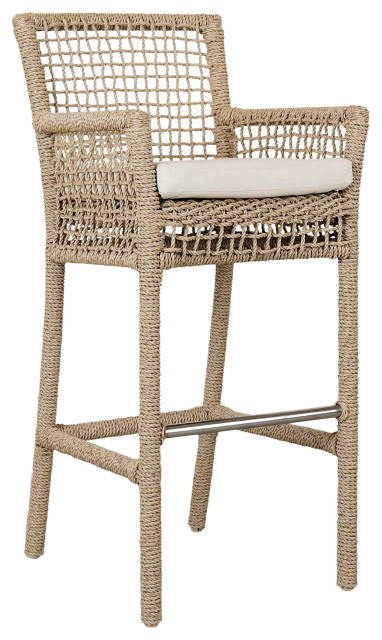 Brisbane Bar Stool by Kosas Home - Beach Style - Outdoor Bar Stools And ...