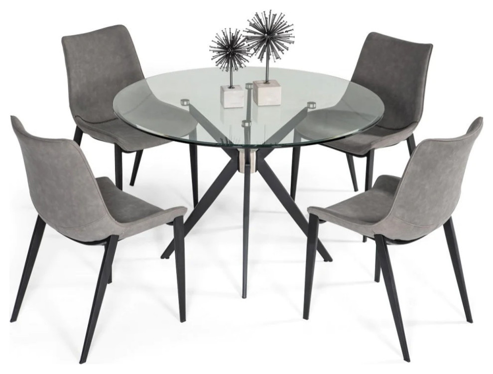 Cleo Modern Black Dining Table - Contemporary - Dining Tables - by ...