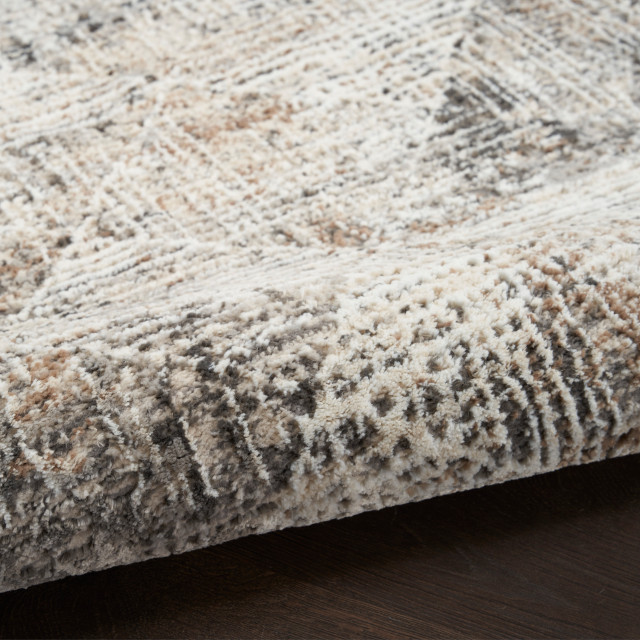 Nourison Sustainable Trends 7'10" x 9'10" Ivory Multicolor Modern ...