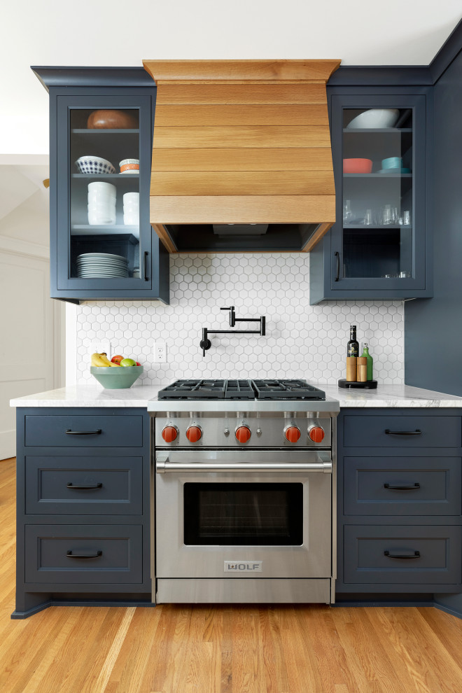 Blue Craftsman - Craftsman - Kitchen - Minneapolis - by Zimmer Design ...