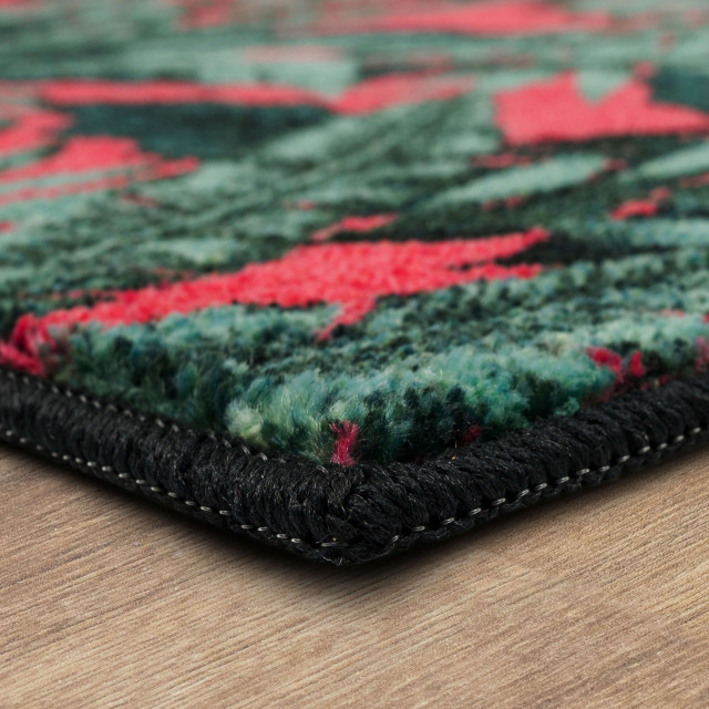 Mohawk Home Palm Tree Paradise Hot Pink 2' x 3' 4" Kitchen Mat, 2' x 3 ...