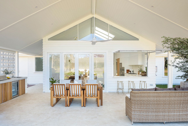 Modern Coastal Barn - Contemporary - Patio - Central Coast - by ...