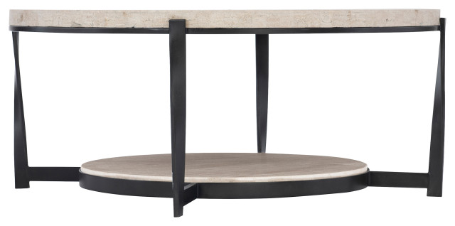 Bernhardt Berkshire Cocktail Table, 43"W x 43"D x 18"H - Industrial ...