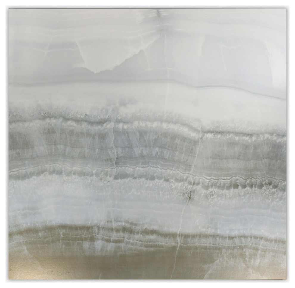 Gray Onix Glossy 24x24 Porcelain Tile, 24X24 - Contemporary - Wall And ...
