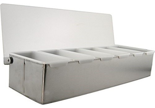 Winco 6 Comp Condiment Dispenser - Transitional - Condiment Sets - by ...