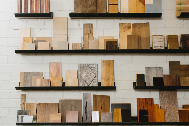 Sample Wall - Modern - Display & Wall Shelves - atlanta - by Skylar ...