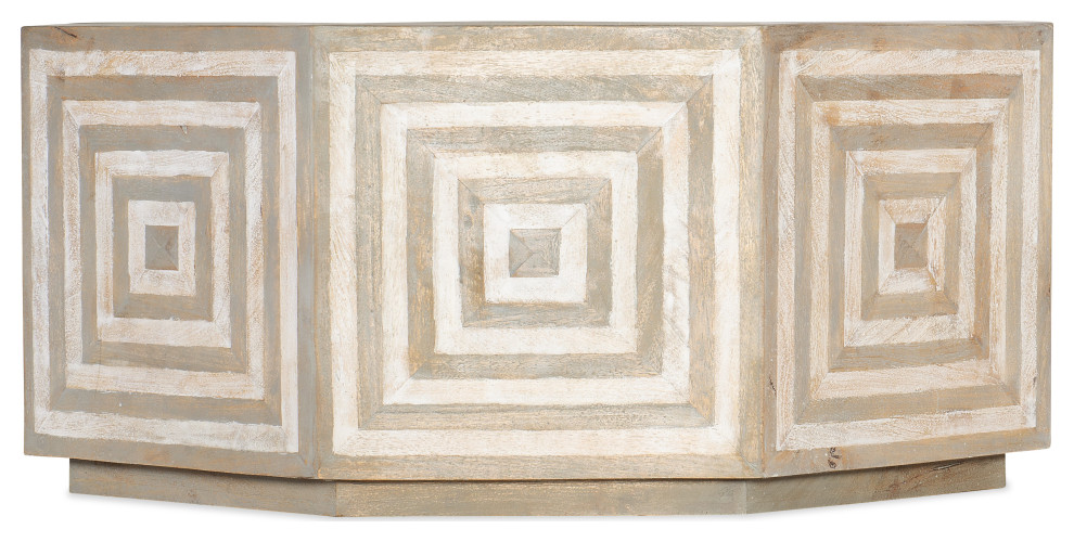 Commerce and Market Octagonal Cocktail Table - Farmhouse - Coffee ...