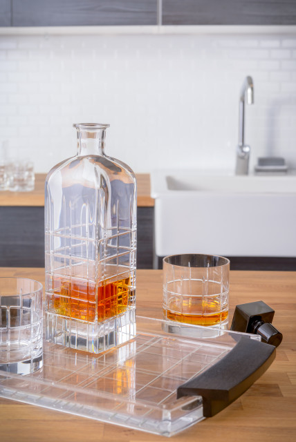 Orrefors Street Crystal 13 Ounce DOF & 15 Ounce Tumbler Glasses, Set of ...