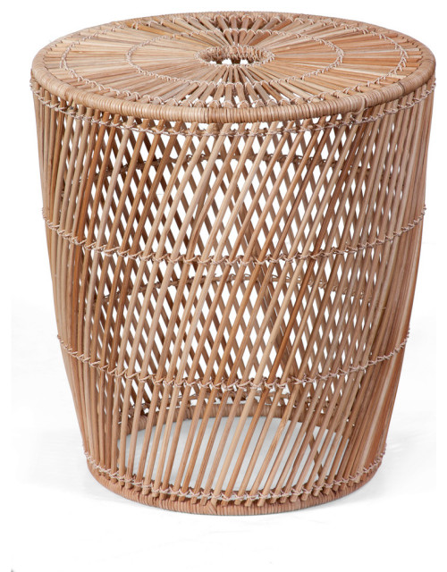 Aleyna Round End Table - Tropical - Side Tables And End Tables - by ...