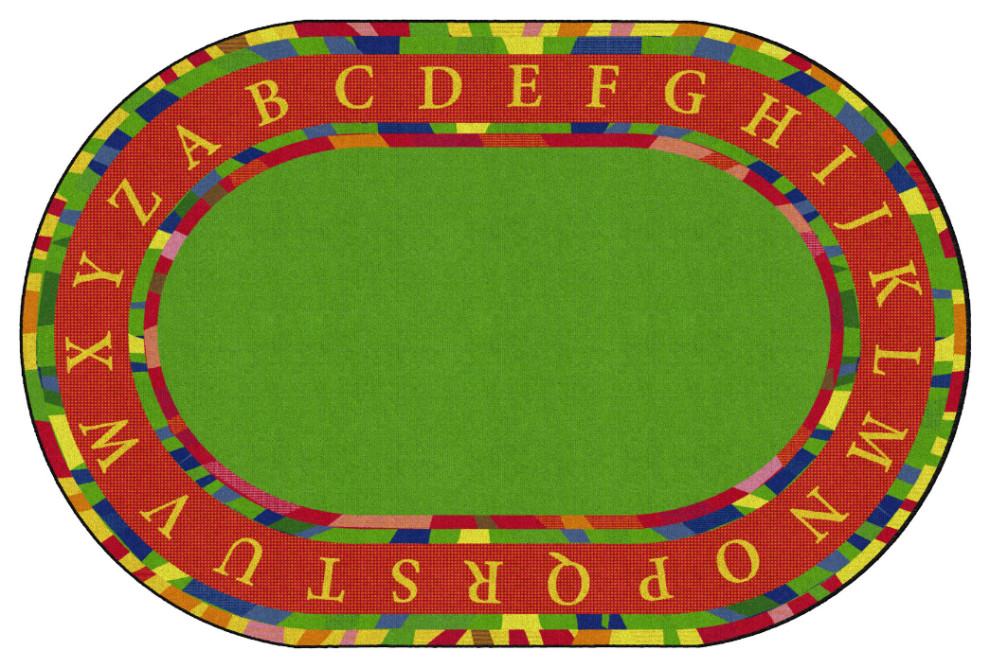 Flagship Carpets FE279-33A 6'x8'4" Craftsman Circle Educational Rug ...