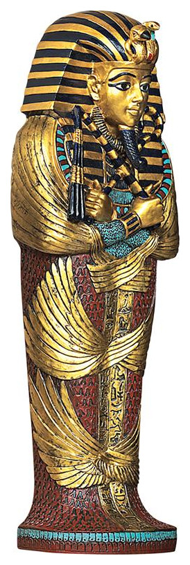 Design Toscano Tut Sarcophagus Wall Plaque - Mediterranean - Wall ...