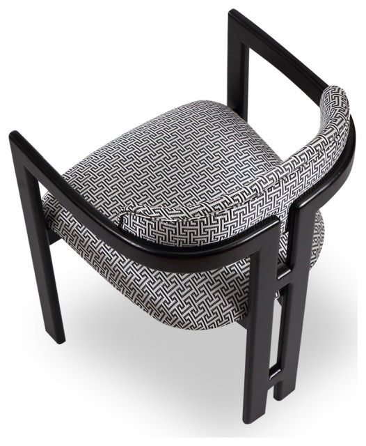 Black Geometric Dining Chair | Liang & Eimil Neo - Contemporary ...