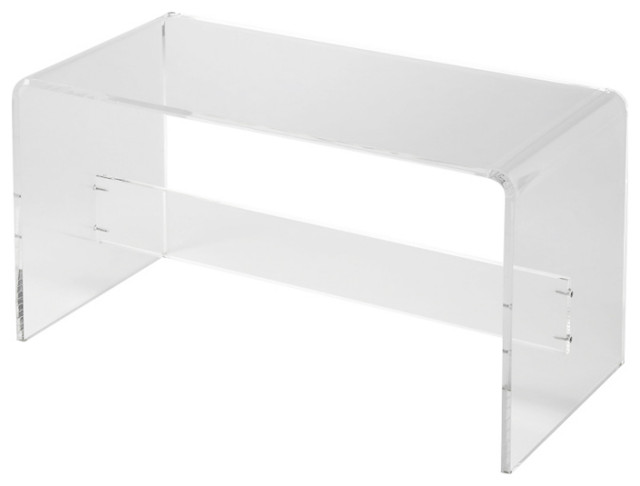 Modern Chic Acrylic Bench - Contemporary - Accent And Storage Benches ...
