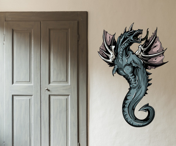 Mythical Creature Vinyl Wall Decal MythicalCreatureUScolor019, 8 in ...