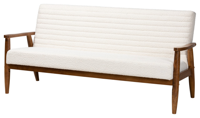 Essie Cream Boucle Collection - Midcentury - Sofas - by Baxton Studio ...