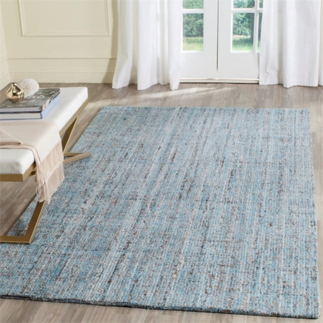 Safavieh Abstract 4' X 6' Handmade Rug in Blue, 4' x 6' - Contemporary ...