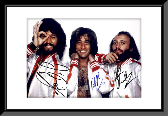 The Bee Gees signed photo, 11x14 inches - Contemporary - Prints And ...