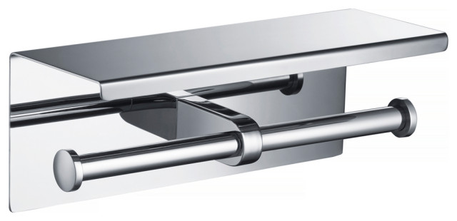 Accessory Tissue Holder, Chrome - Contemporary - Tissue Box Holders ...