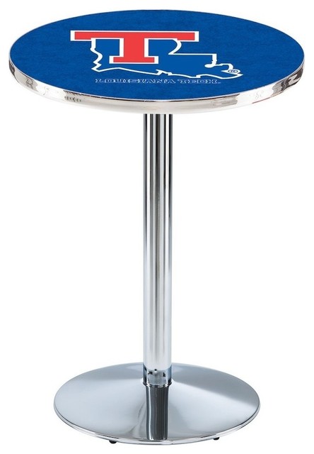 Louisiana Tech Pub Table, 36"x42", 36"x42" - Contemporary - Indoor Pub ...