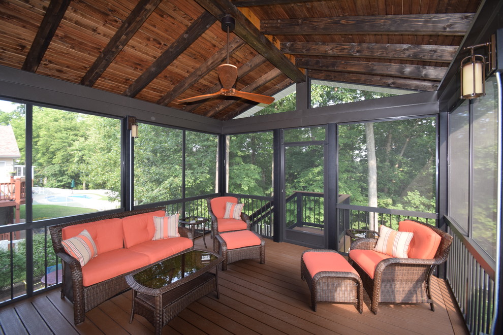 Sunrooms - Rustic - Sunroom - St Louis - by California Custom Decks