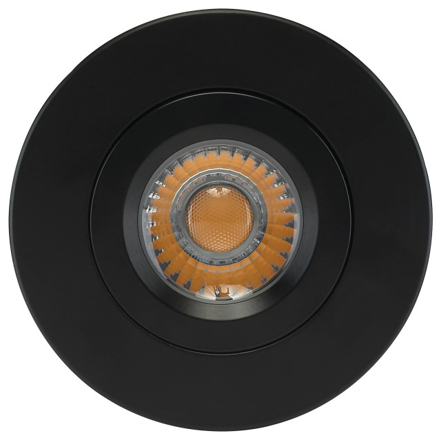 12 Watt LED Downlight - Gimbaled - 4 in. - 120 Volt - Round - Remote ...