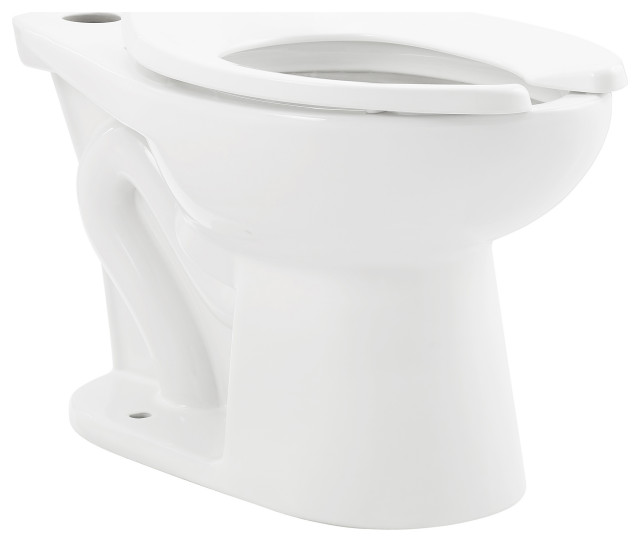 Sirene Floor-Mounted Commercial Elongated Top Flush Spud Flushometer ...