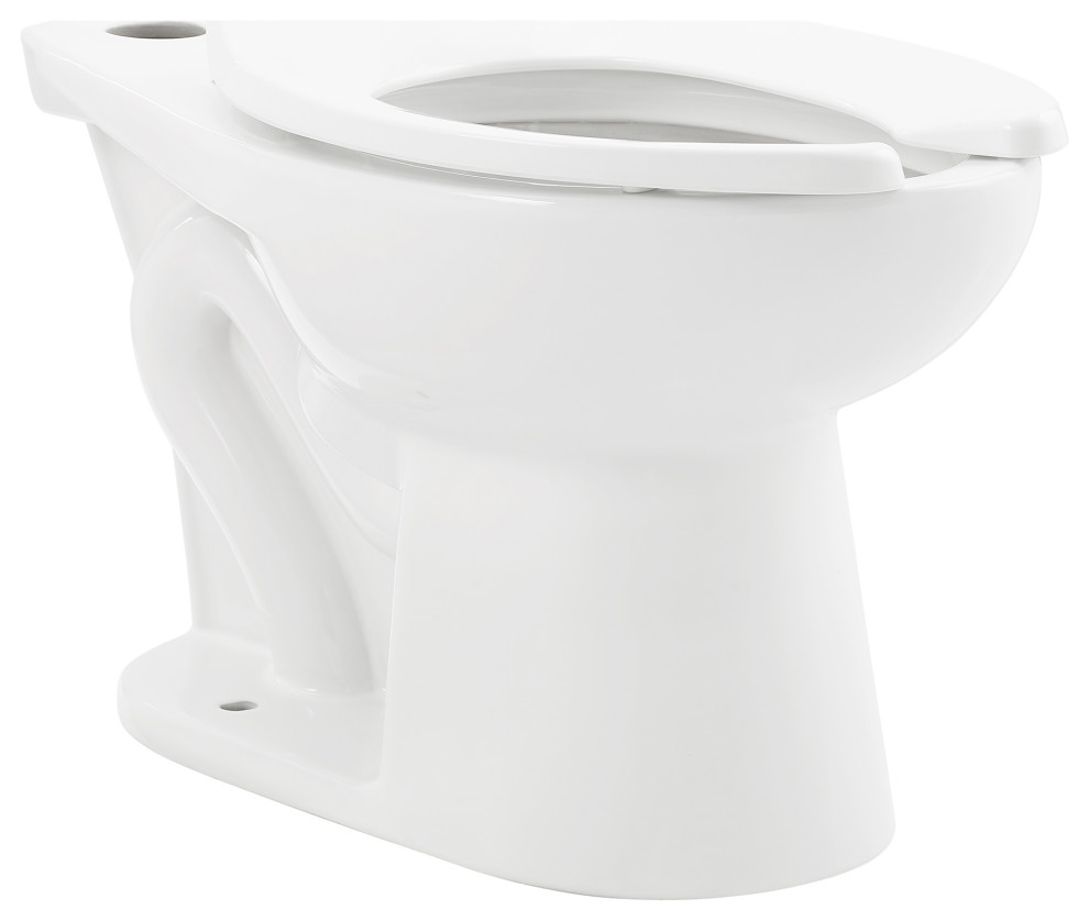 Sirene Floor-Mounted Commercial Elongated Top Flush Spud Flushometer ...