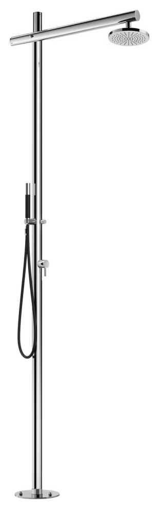 "Onda" Free Standing Shower Column, Hot and Cold, Hand Spray and Hose ...