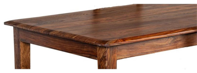 Porter Designs Sonora Solid Sheesham Wood Dining Table - Brown. - Rustic - Dining Tables - by ...