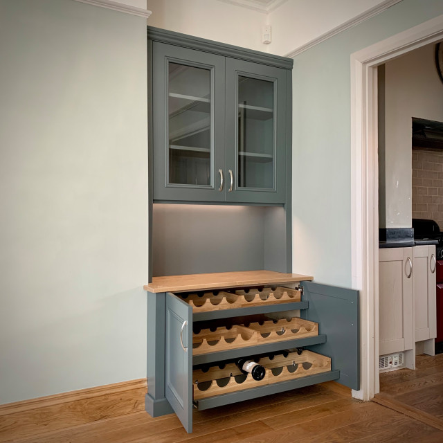 Classic Alcoves with Wine Storage - Transitional - Dining Room - Other ...
