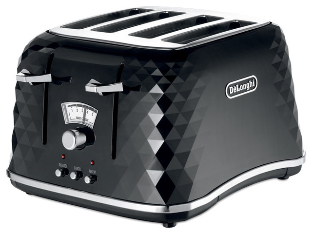 Delonghi Brillante Toaster CTJ4003 - Black - Modern - Toasters - by Amara