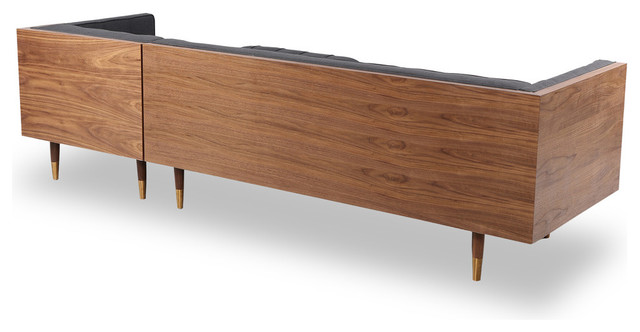 Woodrow Modern Box Sofa Sectional - Midcentury - Sectional Sofas - by ...