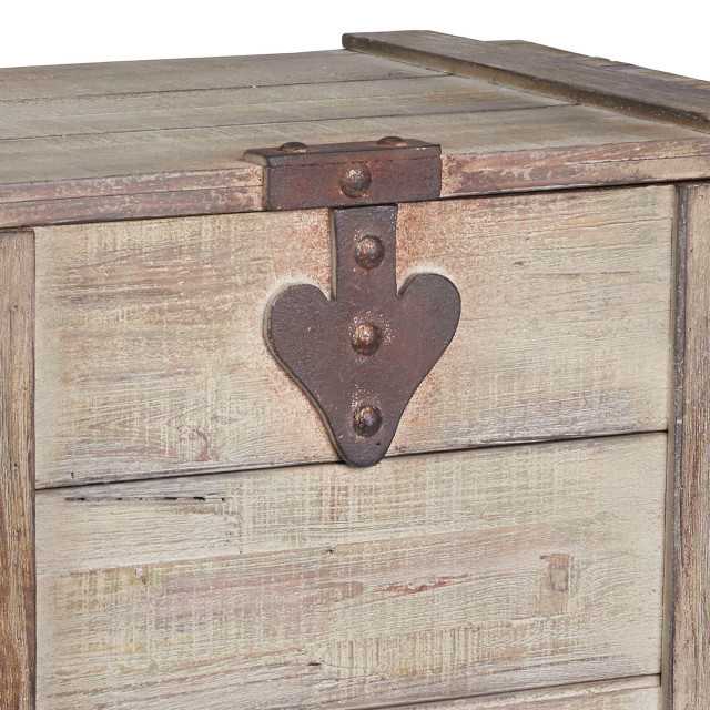 Antiqued Decorative Trunk - Farmhouse - Decorative Trunks - by ...