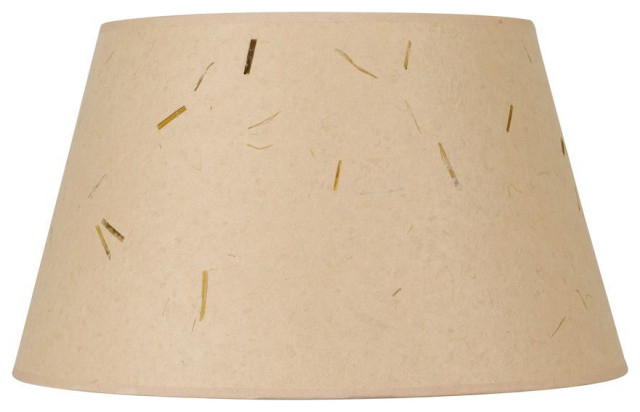 Round Hardback Rice Paper Shade, 18" Tall - Transitional - Lamp Shades ...