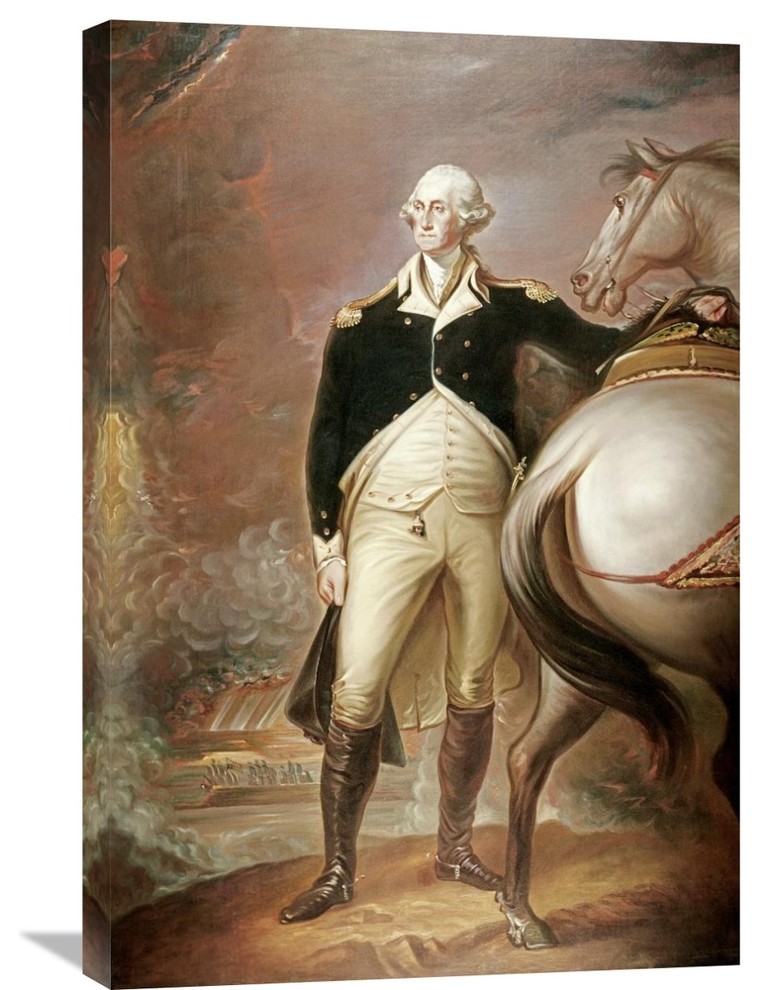 "George Washington" Artwork, 20.284" x 30" - Traditional - Prints And ...