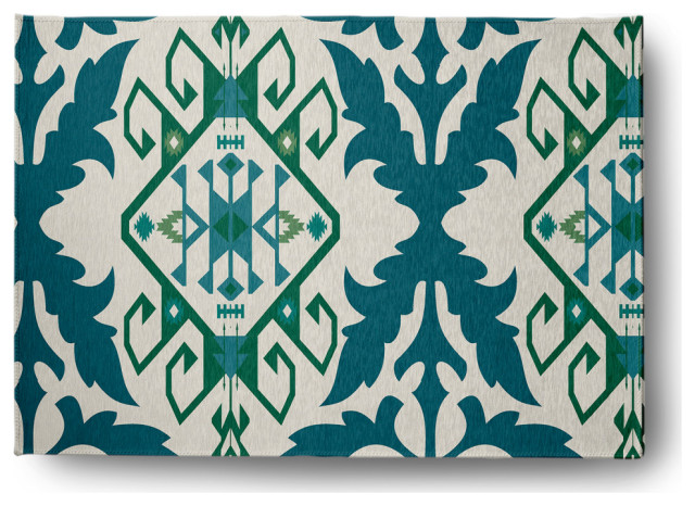 Fancy Design Soft Chenille Area Rug, 5'x7' - Mediterranean - Area Rugs ...