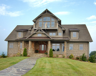 Mountain Top Home - Traditional - Exterior - Charlotte - by Pippin Home ...