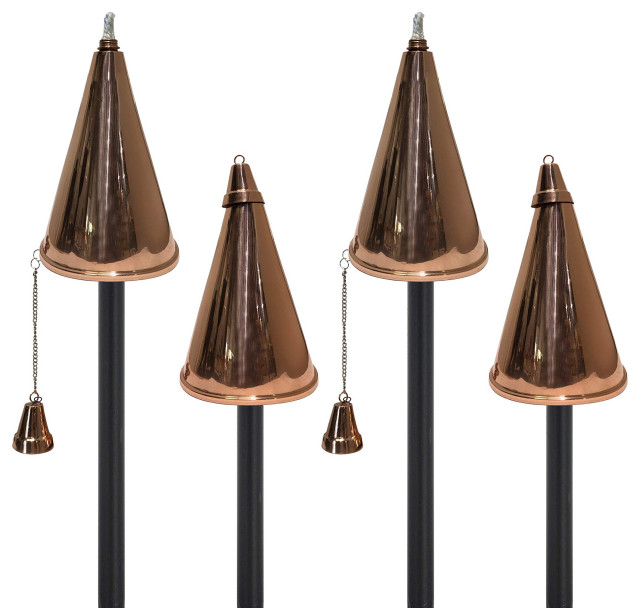 Small Hawaiian Cone Tiki Style Torch With Pole and Snuffer ...