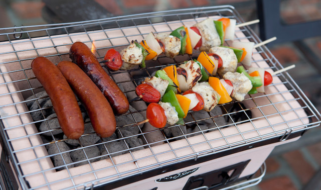 Yakatori Charcoal Grill, Large, Rectangle - Contemporary - Outdoor ...