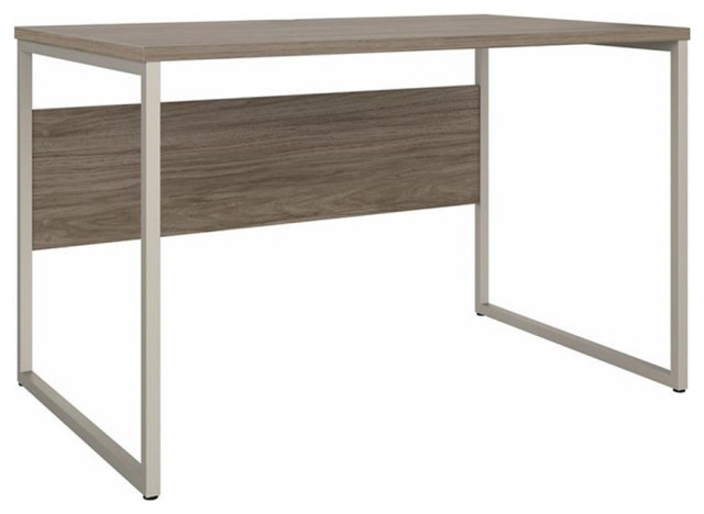 Hybrid 48W x 30D Computer Table Desk in Platinum Gray - Engineered Wood ...