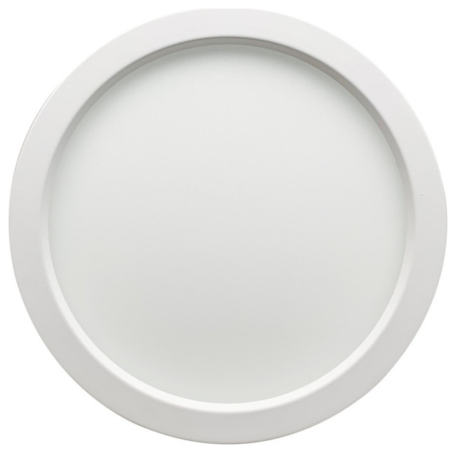 LED Disc Light, White - Modern - Flush-mount Ceiling Lighting - by ...