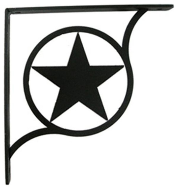 Western Star Shelf Brackets, Medium - Traditional - Brackets - by ...