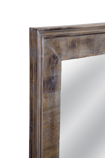 Zip Floor Mirror - Rustic - Floor Mirrors - by BASSETT MIRROR CO. | Houzz