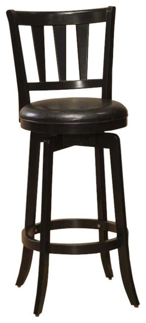 Catania Modern / Contemporary 39" Wood Transitional Counter Stool in ...