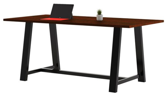 KFI Midtown 3 x 7 FT Conference Table - Mahogany - Standard Height ...